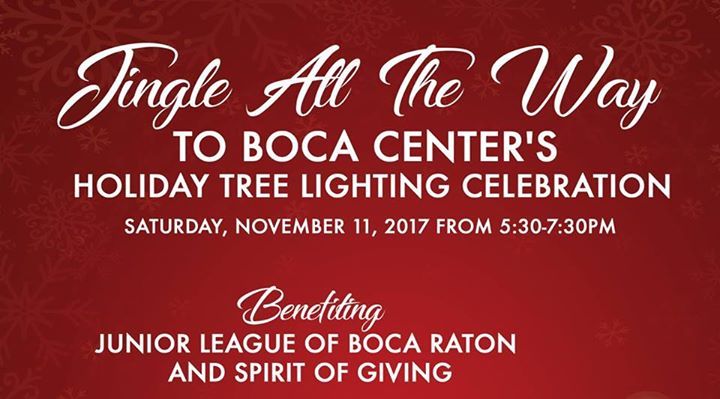 Jingle All the Way – Holiday Tree Lighting Event at Boca Center ...